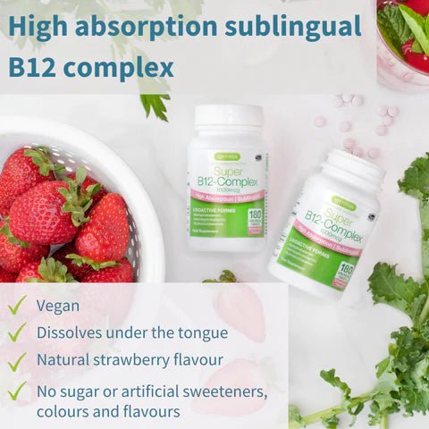 Super Vitamin B12 Supplement | Natures Purest NZ – naturespurestnz